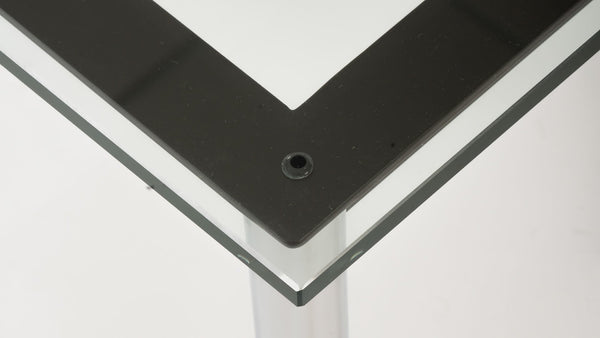 Table en verre H.72 ou H.37 & Classic Design Italia