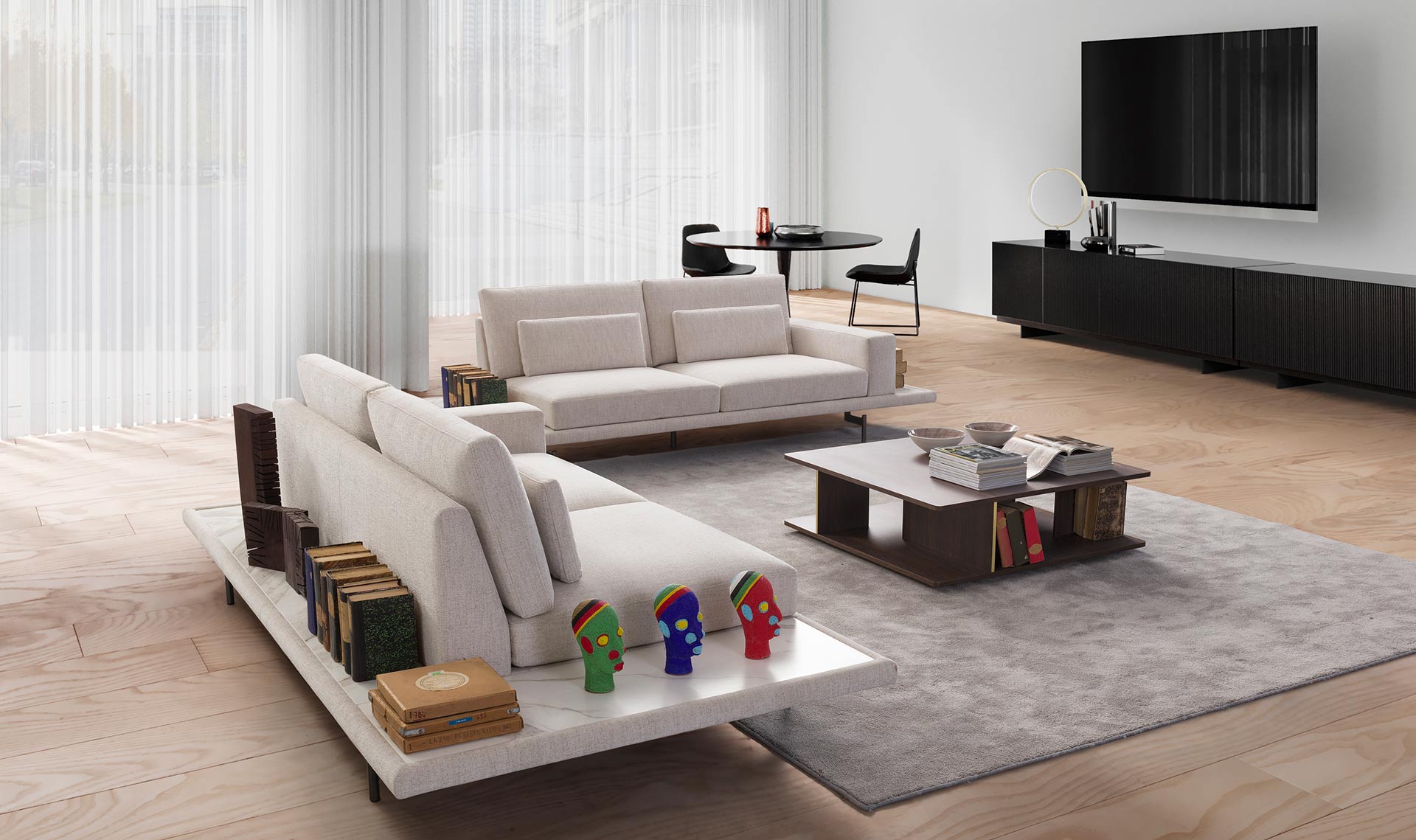 Trace canapé 4 places XL & Classic Design Italia